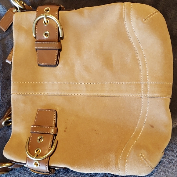 Coach | Bags | Coach Suede Crossbody | Poshmark